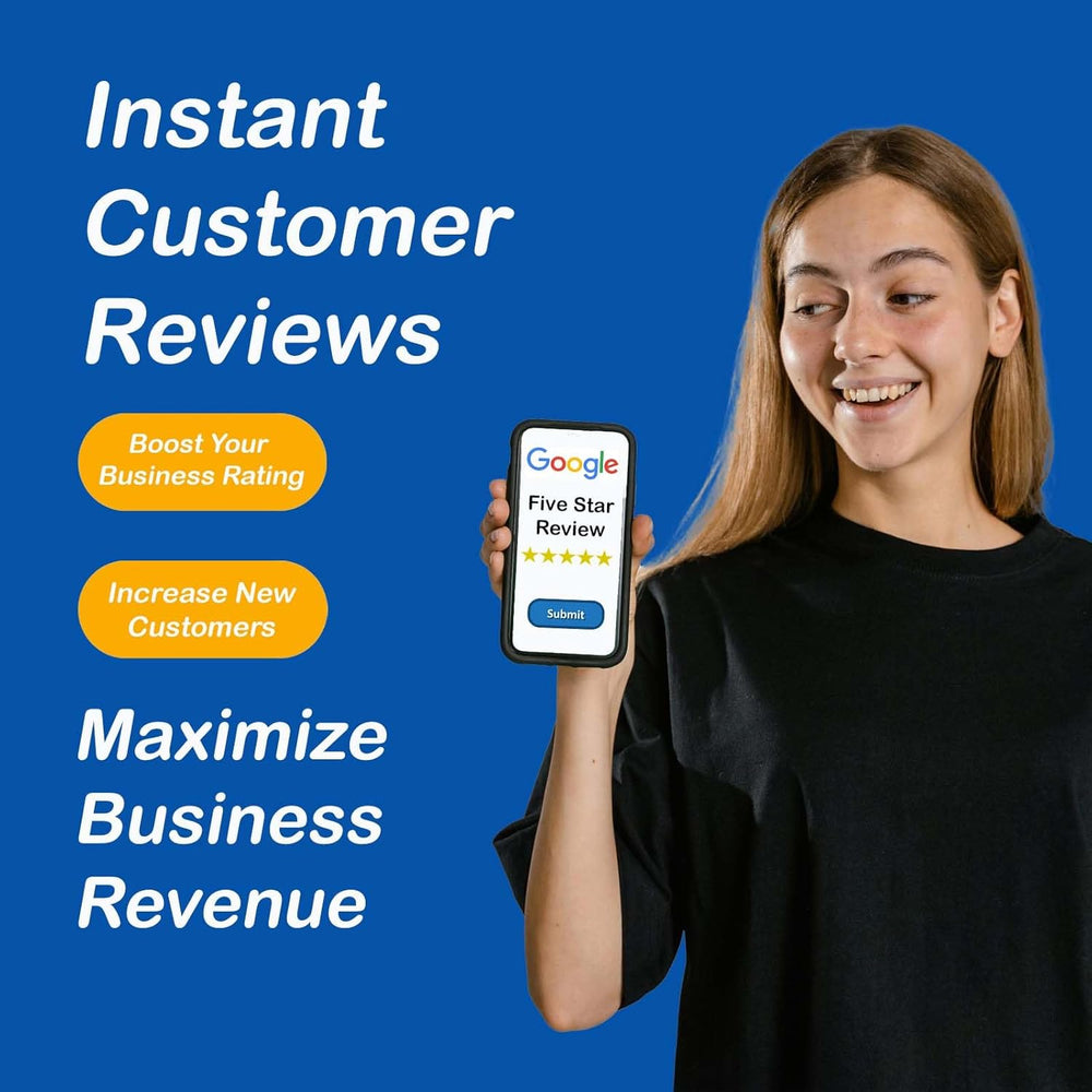 Google Tap Card with Your Logo (Double-Sided)